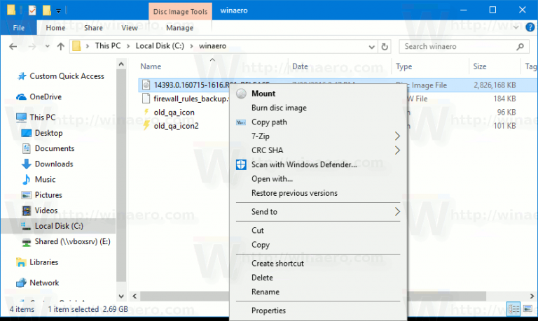 How to Mount ISO and IMG Files in Windows 10