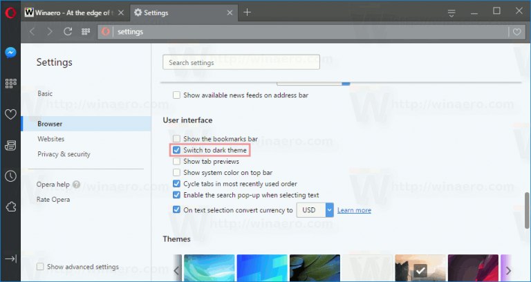 Opera 44 is getting a revamped look