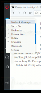 Opera 44 is getting a revamped look