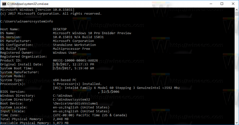 How to See System Information in Windows 10