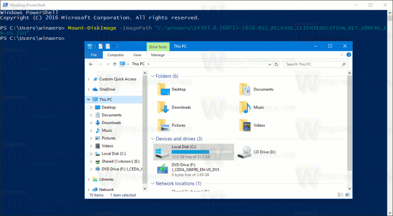 How to Mount ISO and IMG Files in Windows 10