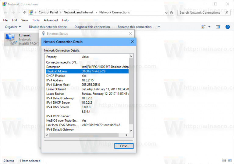 How to Find MAC Address in Windows 10
