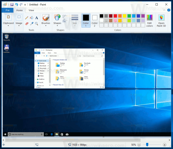 Take A Screenshot In Windows 10 Without Using Third Party Tools
