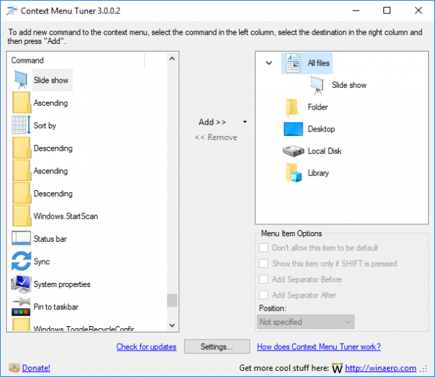 How To Add Slide Show Context Menu In Windows 10