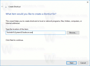 Create a Switch User Shortcut in Windows 10