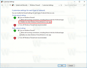 Disable Firewall Notifications In Windows 10