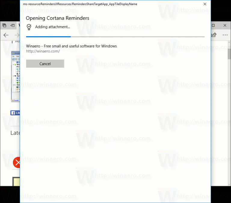 Share a Page in Edge in Windows 10 [How To]