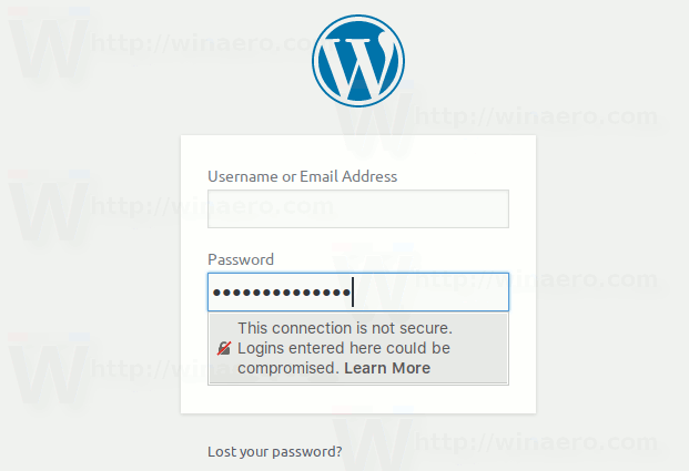 Disable Insecure Login Prompt In Firefox