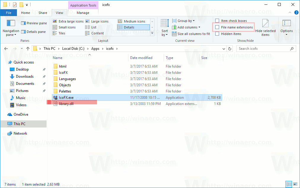 How to Show or Hide File Extensions in Windows 10