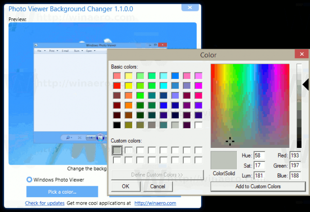 How To Change Windows Photo Viewer Background Color