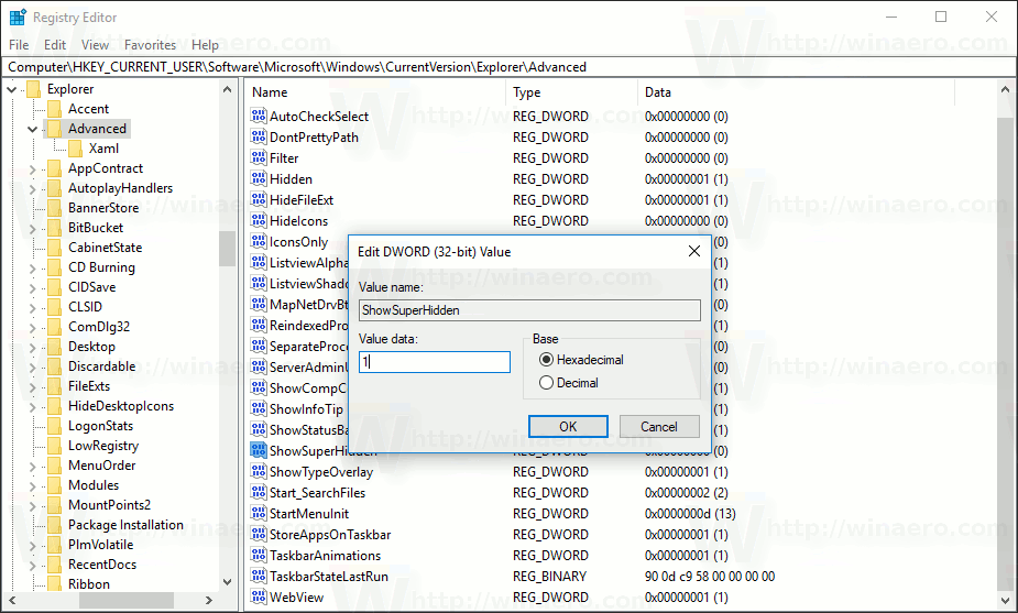 How to Show Hidden Files in Windows 10