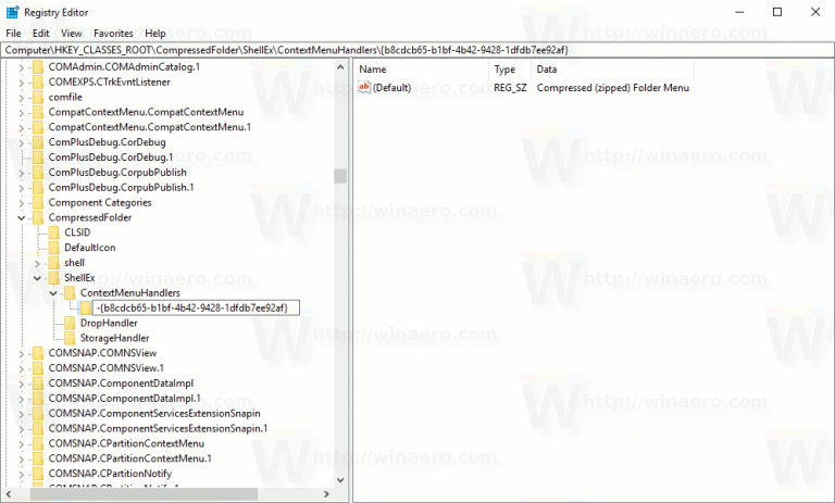 Remove Extract All From Context Menu In Windows 10