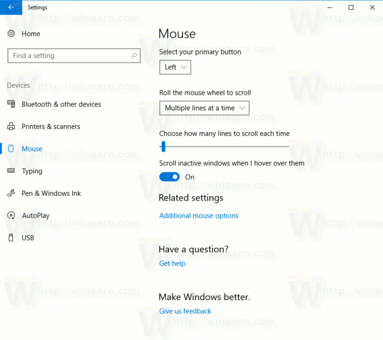 Disable Scrolling Inactive Windows In Windows 10 Disable Scrolling Inactive Windows In Windows 10