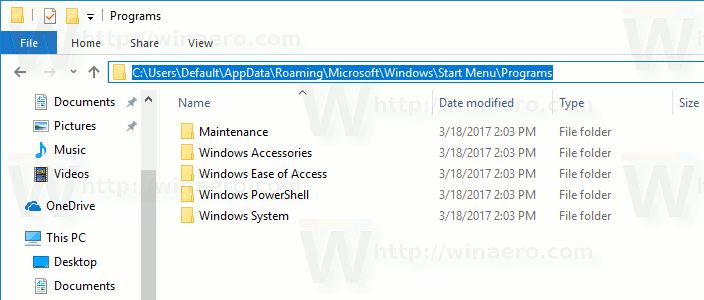 Add Items to All Apps in Start Menu in Windows 10