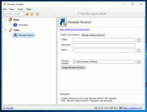 Winaero Tweaker 0.7, the most exciting version of the app