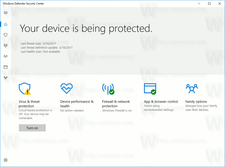 Microsoft has changed where Windows Defender is installed
