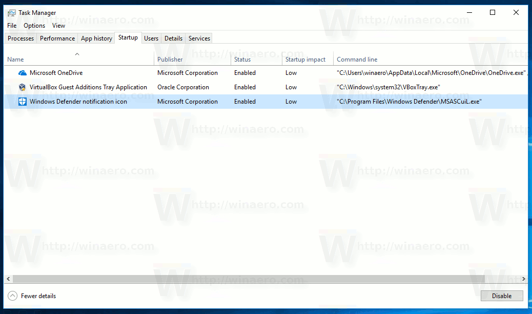 Hide Windows Security Tray Icon in Windows 10 Hide Windows Security Tray Icon in Windows 10