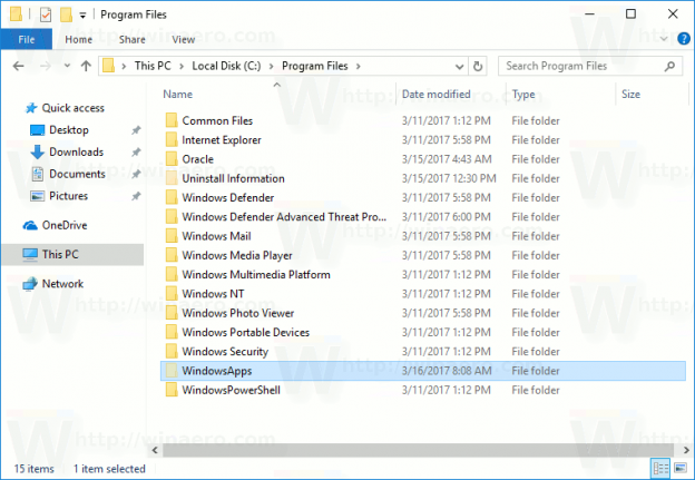 How to Open WindowsApps Folder in Windows 10