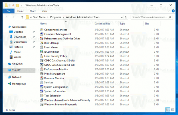 How to Open Administrative Tools in Windows 10