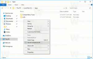 Add Size All Columns To Fit Context Menu In Windows 10