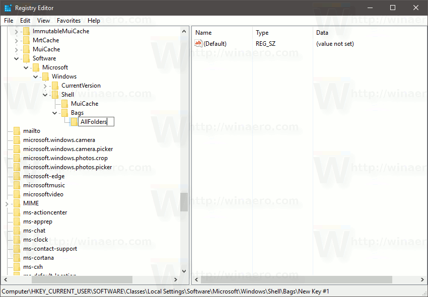 Disable Automatic Folder Type Discovery in Windows 10
