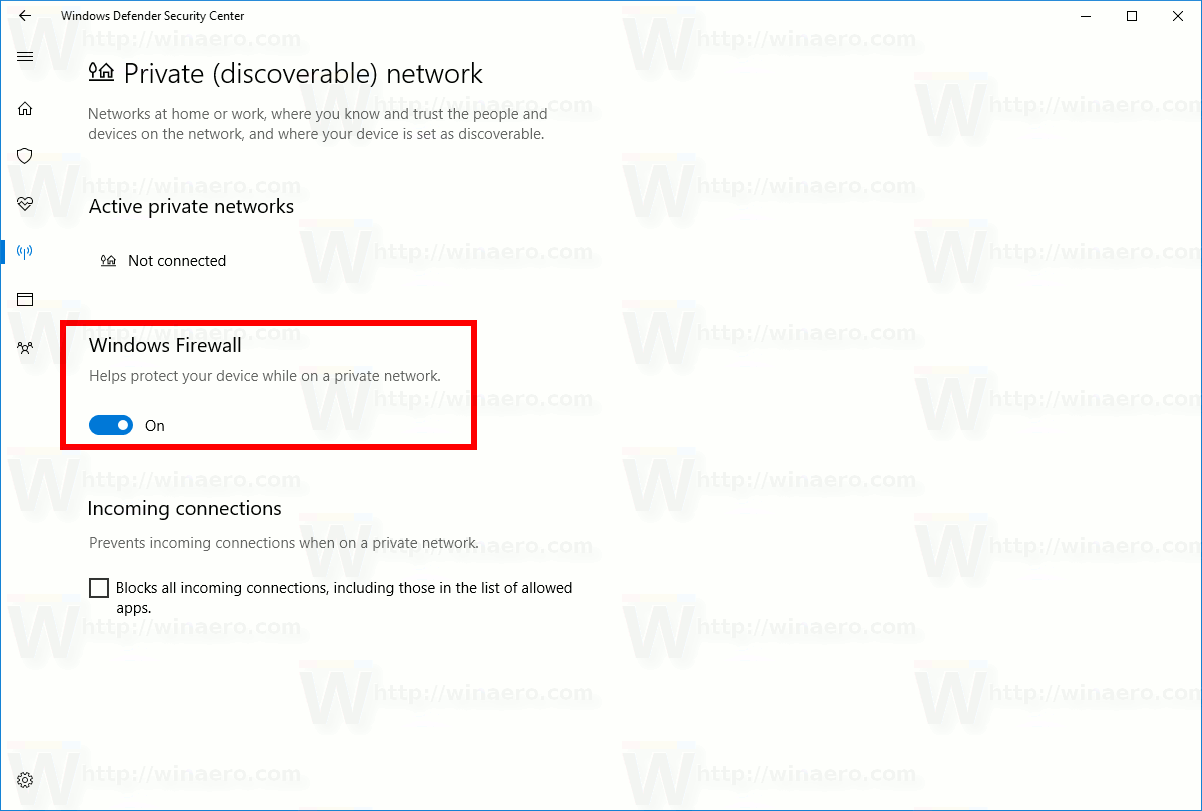 How To Disable Windows Firewall in Windows 10