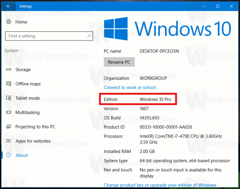 Add System Properties Context Menu In Windows 10