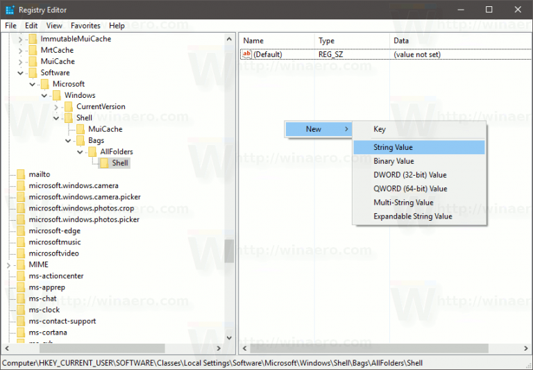 Disable Automatic Folder Type Discovery in Windows 10