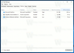 Get more details about Startup in Windows Task Manager