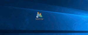 Create a Switch User Shortcut in Windows 10