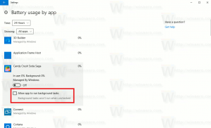Manage Battery Usage by App in Windows 10