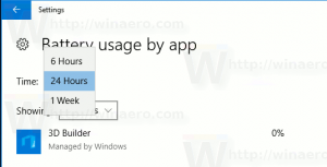 Manage Battery Usage by App in Windows 10