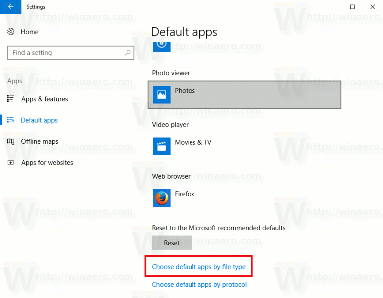 How to Set Default App Associations in Windows 10