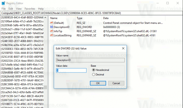 Add Control Panel To This PC in Windows 10