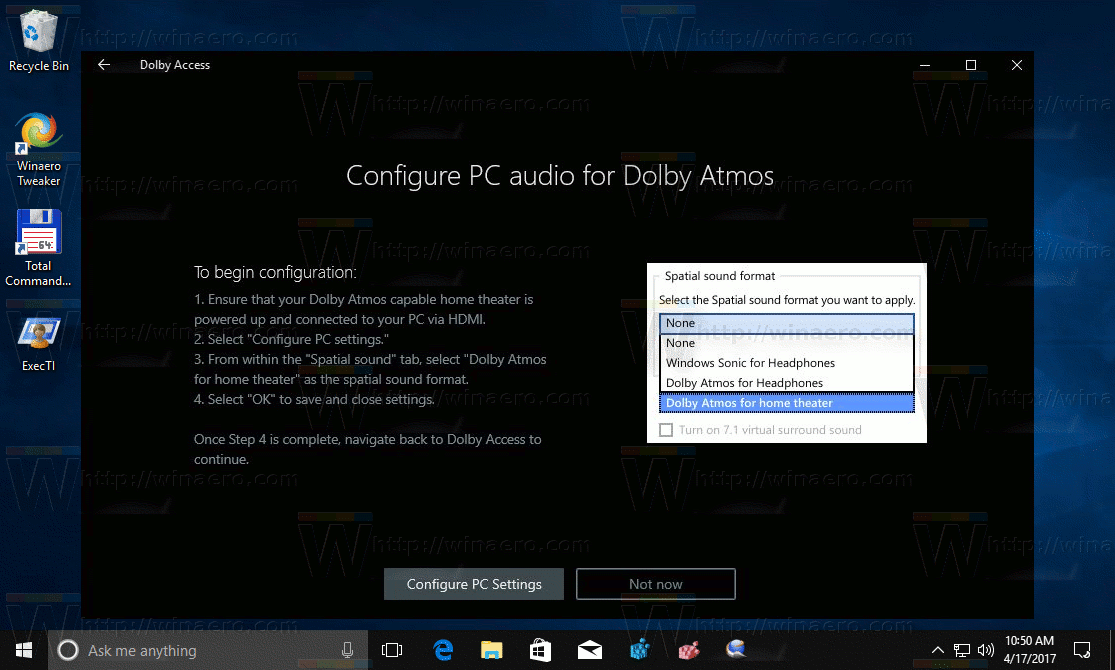 How To Enable Spatial Sound in Windows 10