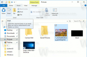 Add Email Context Menu in Windows 10