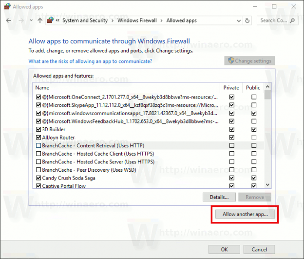 How To Allow Or Block Apps In Windows Firewall in Windows 10