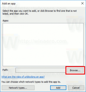 How To Allow Or Block Apps In Windows Firewall in Windows 10