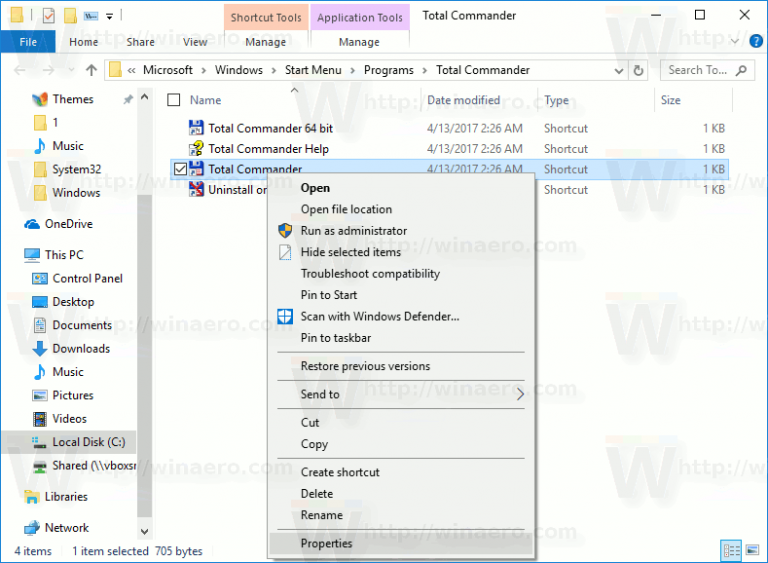 Change Compatibility Mode Settings for Apps in Windows 10