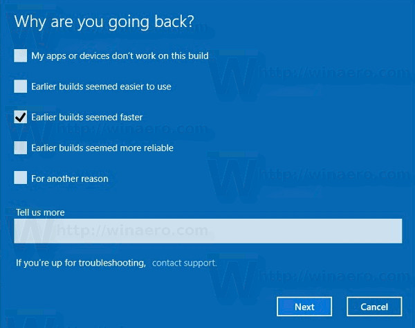 How To Go Back to the Previous Build in Windows 10