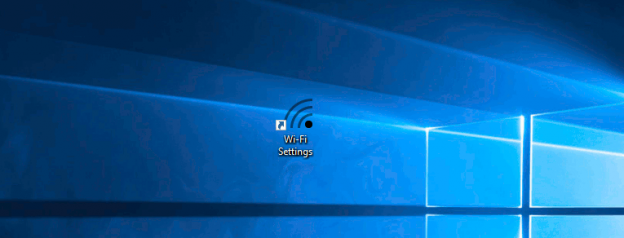 Create Wi-Fi Settings Shortcut in Windows 10