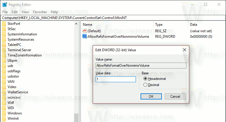 Format a Drive with ReFS in Windows 10