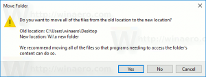 How to Move the Desktop Folder in Windows 10