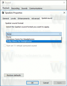 How To Enable Spatial Sound in Windows 10