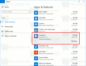 Move Apps to Another Drive in Windows 10