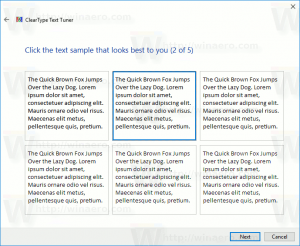 Change ClearType Font Settings in Windows 10
