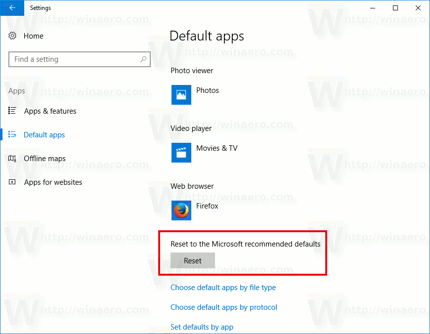 How to Set Default App Associations in Windows 10