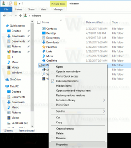 How to Move the Pictures Folder in Windows 10