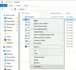How to Move the Desktop Folder in Windows 10