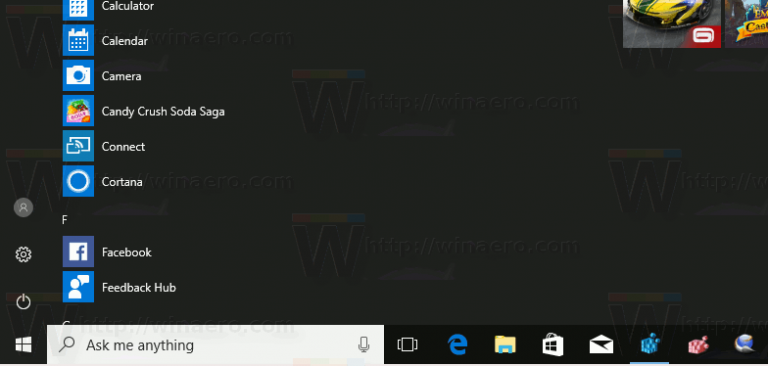 Enable App Icons on Taskbar in Tablet Mode in Windows 10
